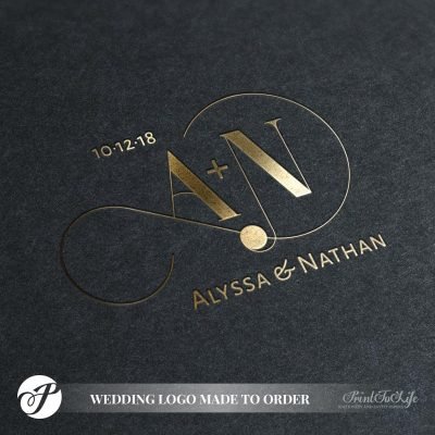 Infinity wedding logo, Elegant Infinity Collection, 4 extensions, Made ...