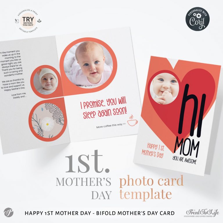 Personalized Mother's Day Cards - Printolife